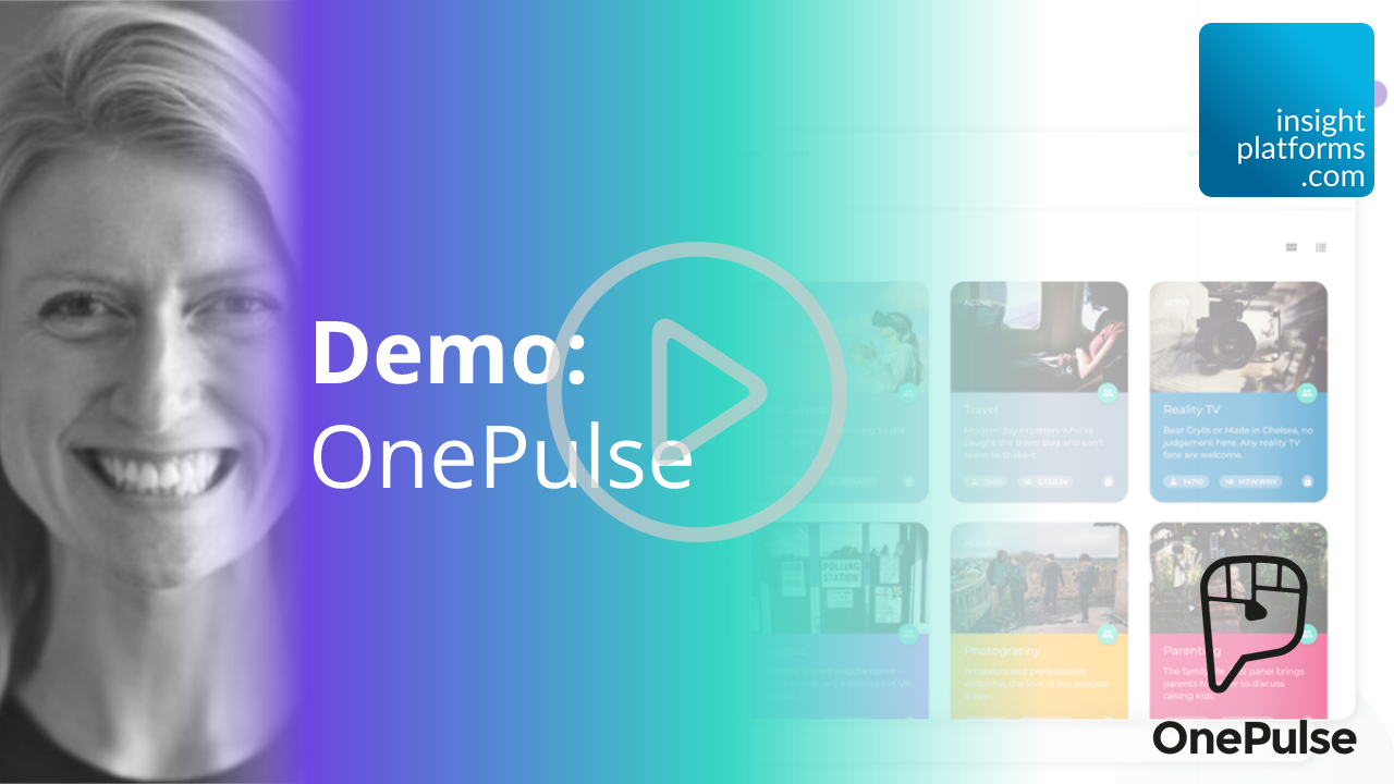 OnePulse | Insight Platforms | Solutions For Research & Analytics