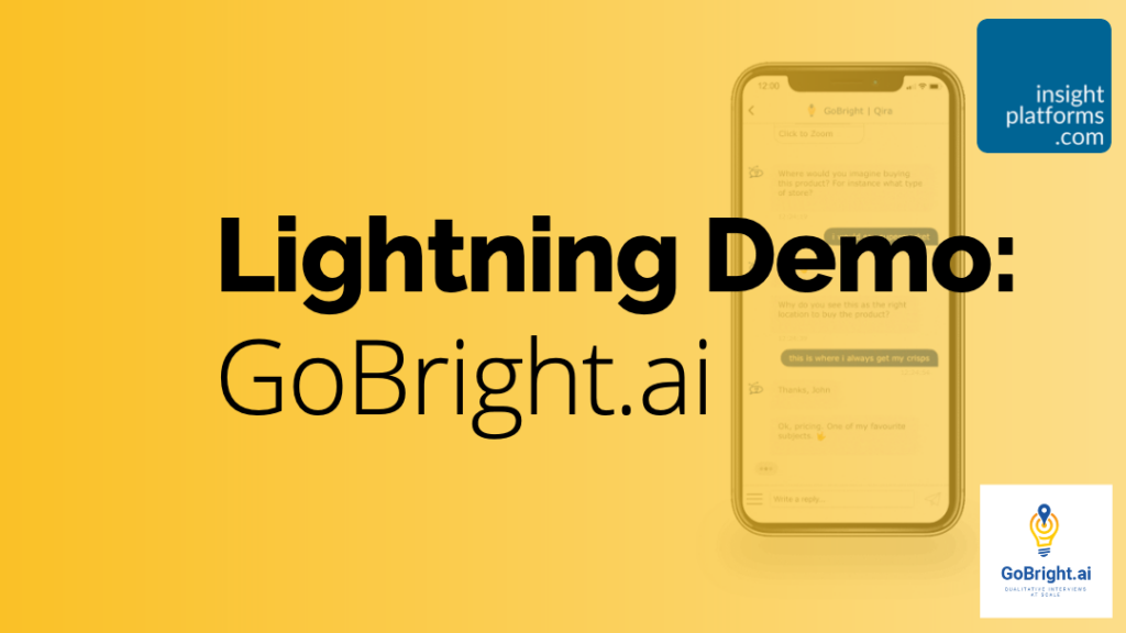 Lightning Demo - GoBright.ai - Insight Platforms
