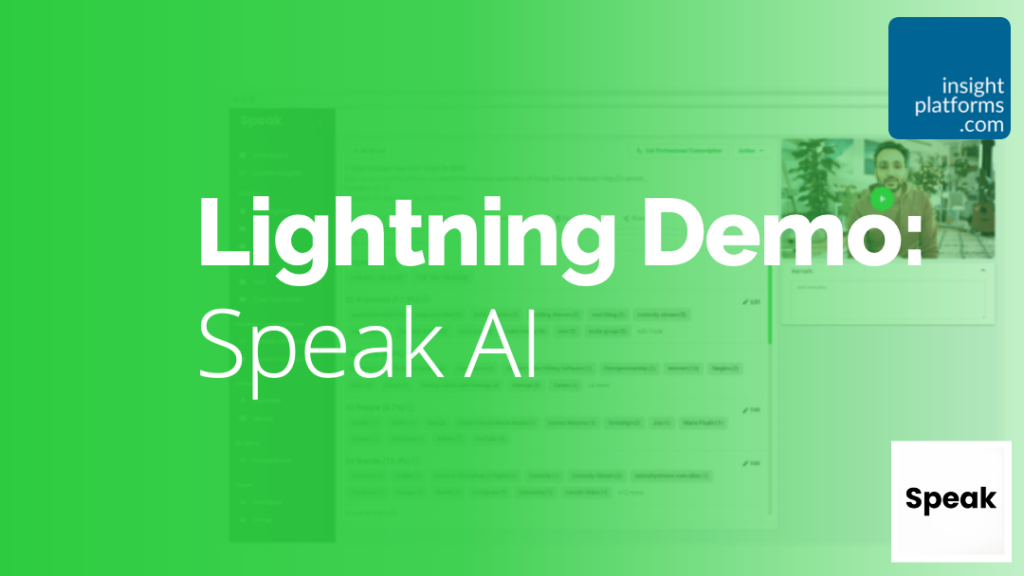 Lightning Demo - Speak AI - Insight Platforms