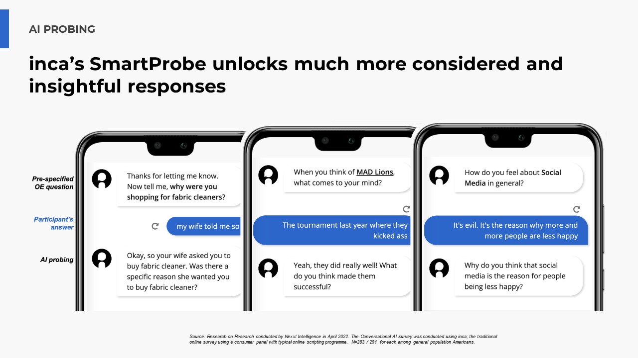 inca conversational AI survey platform - Insight Platforms