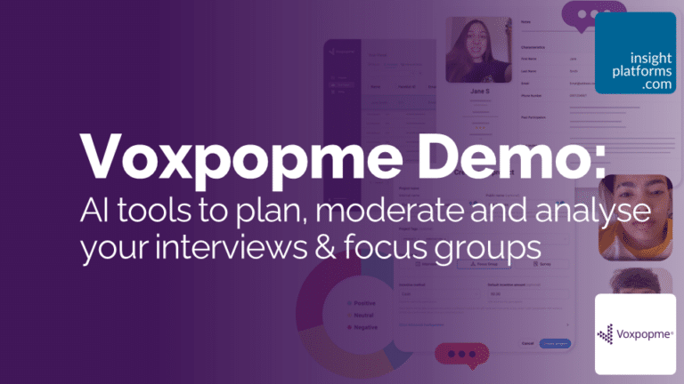 Voxpopme - Insight Platforms