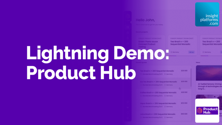 Lightning Demo: Product Hub - Insight Platforms