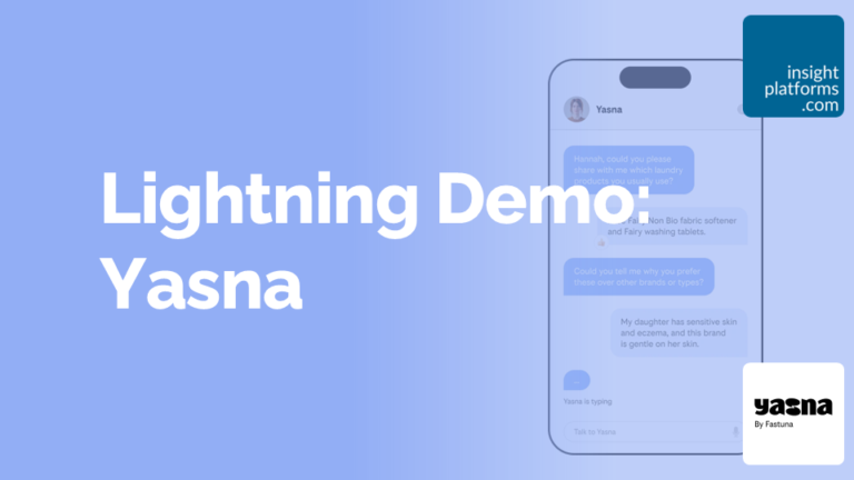 Lightning Demo: Yasna - Insight Platforms