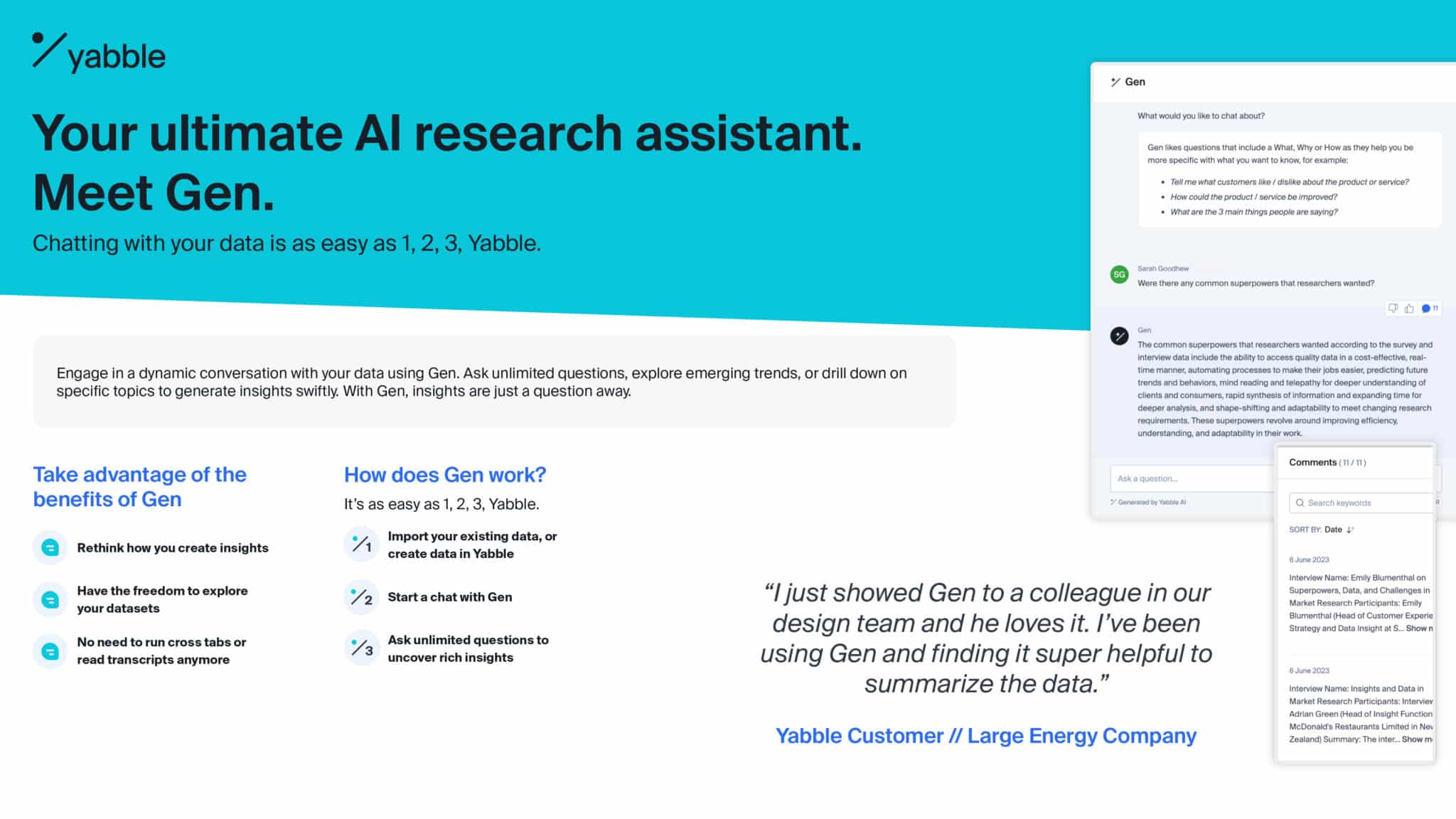 Yabble - Insight Platforms